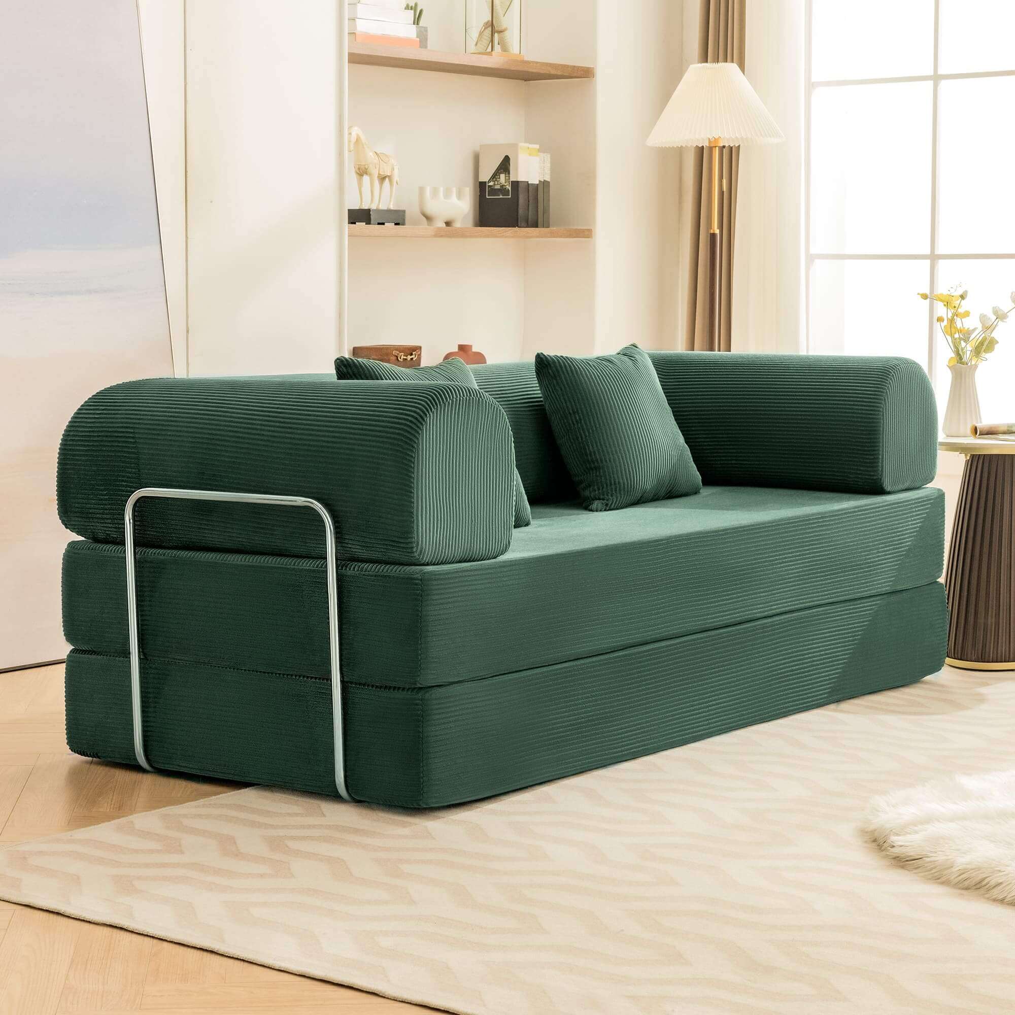 High-Density Sponge Sofa Bed – Ultra-Comfortable Convertible Sleeper ...