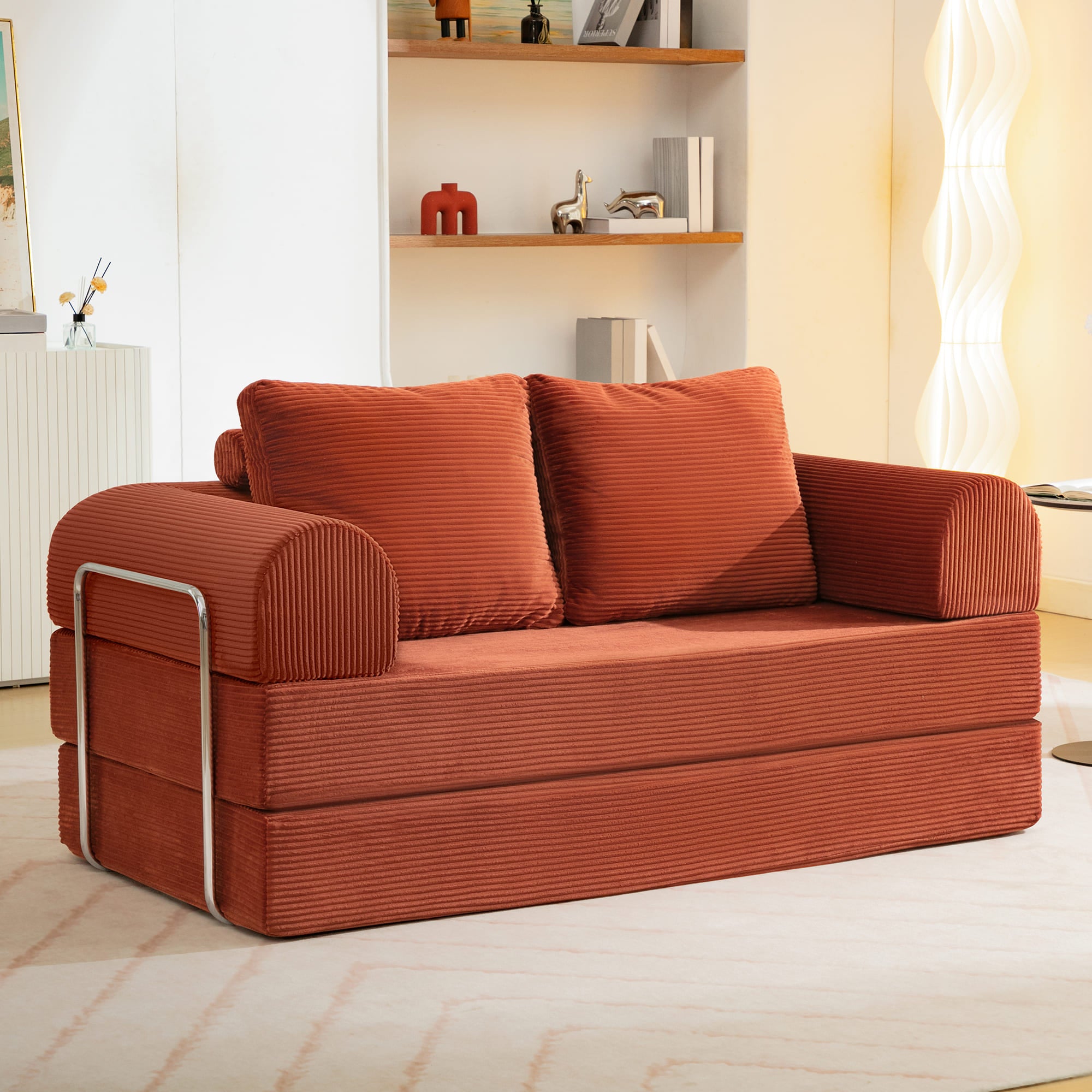 6-in-1 Combination Sponge Floor Sofa with Two Big Pillows – primyhome